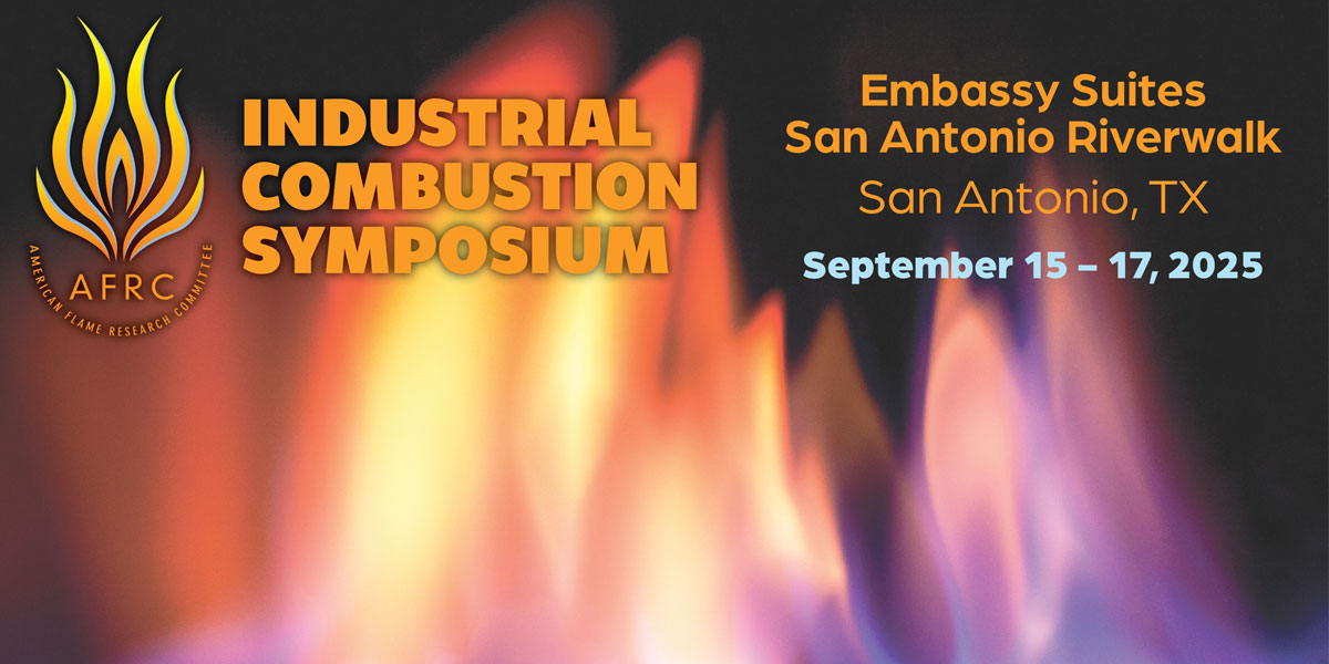 AFRC 2026 Industrial Combustion Symposium in Salt Lake City, UT – Sept ...